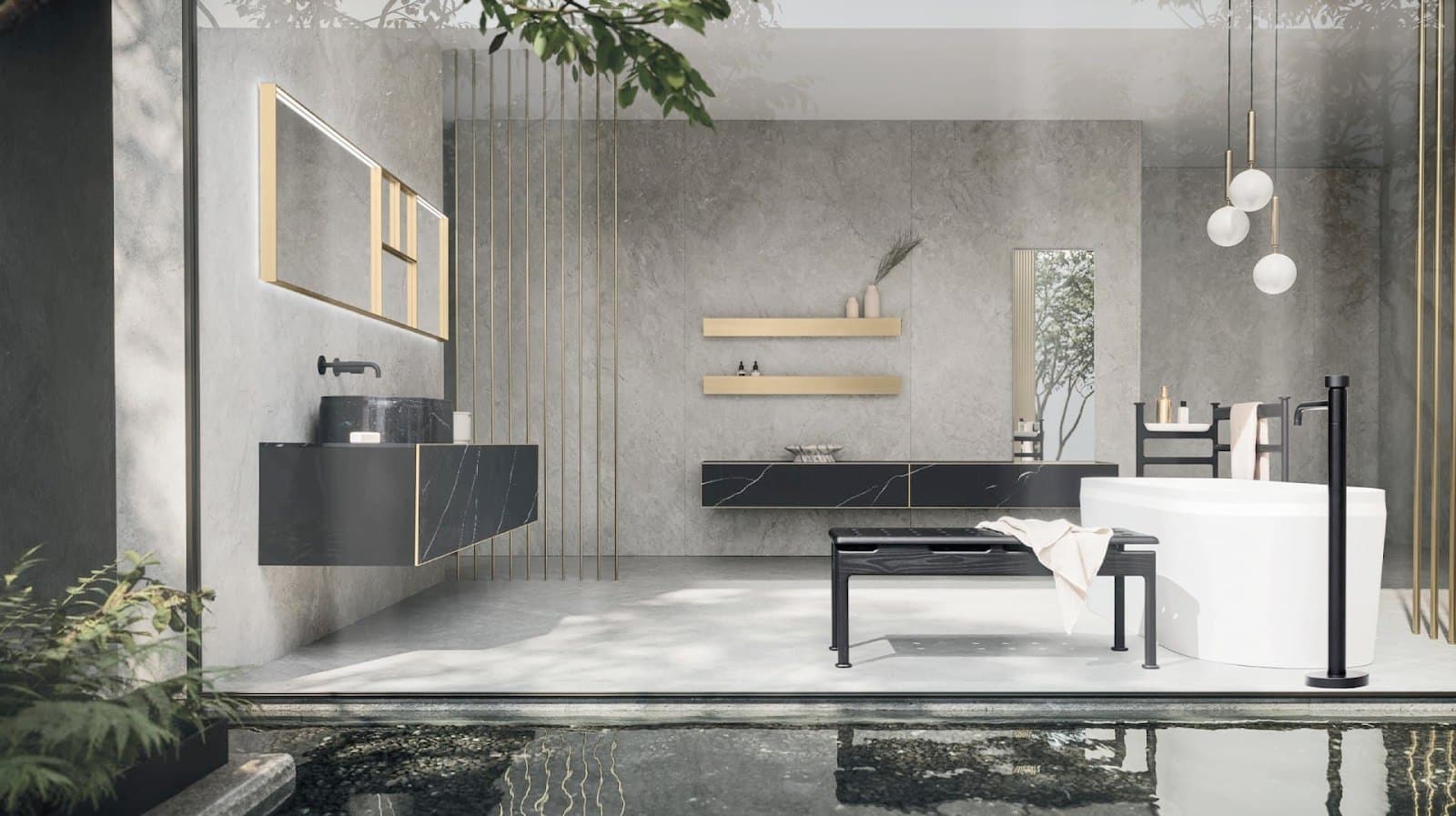 Luxury Italian Bathroom Designs in Miami Beach | Linea Studio